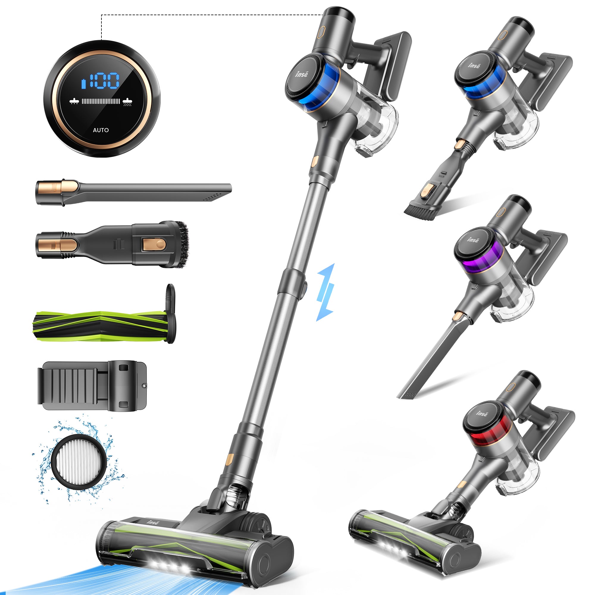Interesting Inse Cordless Stick Vacuum Cleaner Gallery